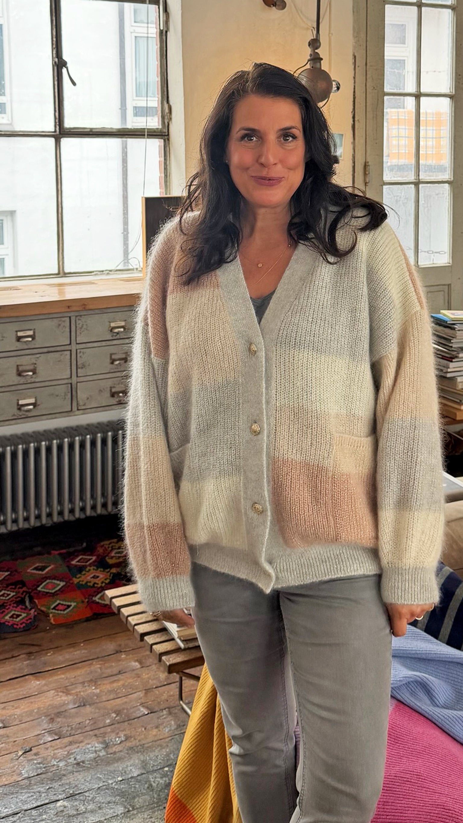 Schneezauber - die Strickjacke aus Mohair – fra)uu(hlig